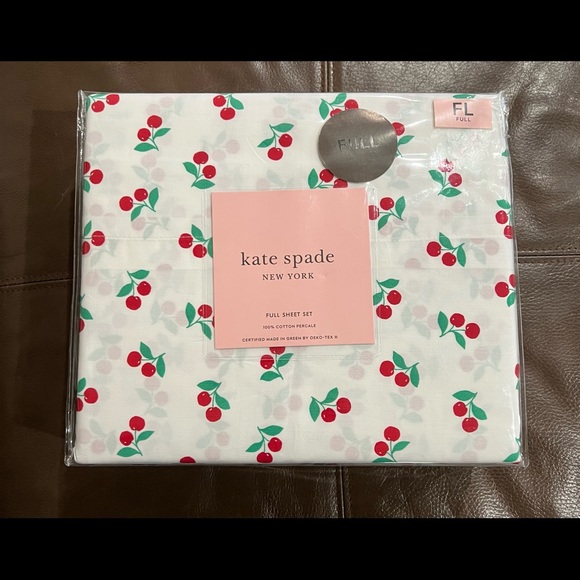 kate spade | Bedding | Nwt Kate Spade Full Cherry Sheets | Poshmark